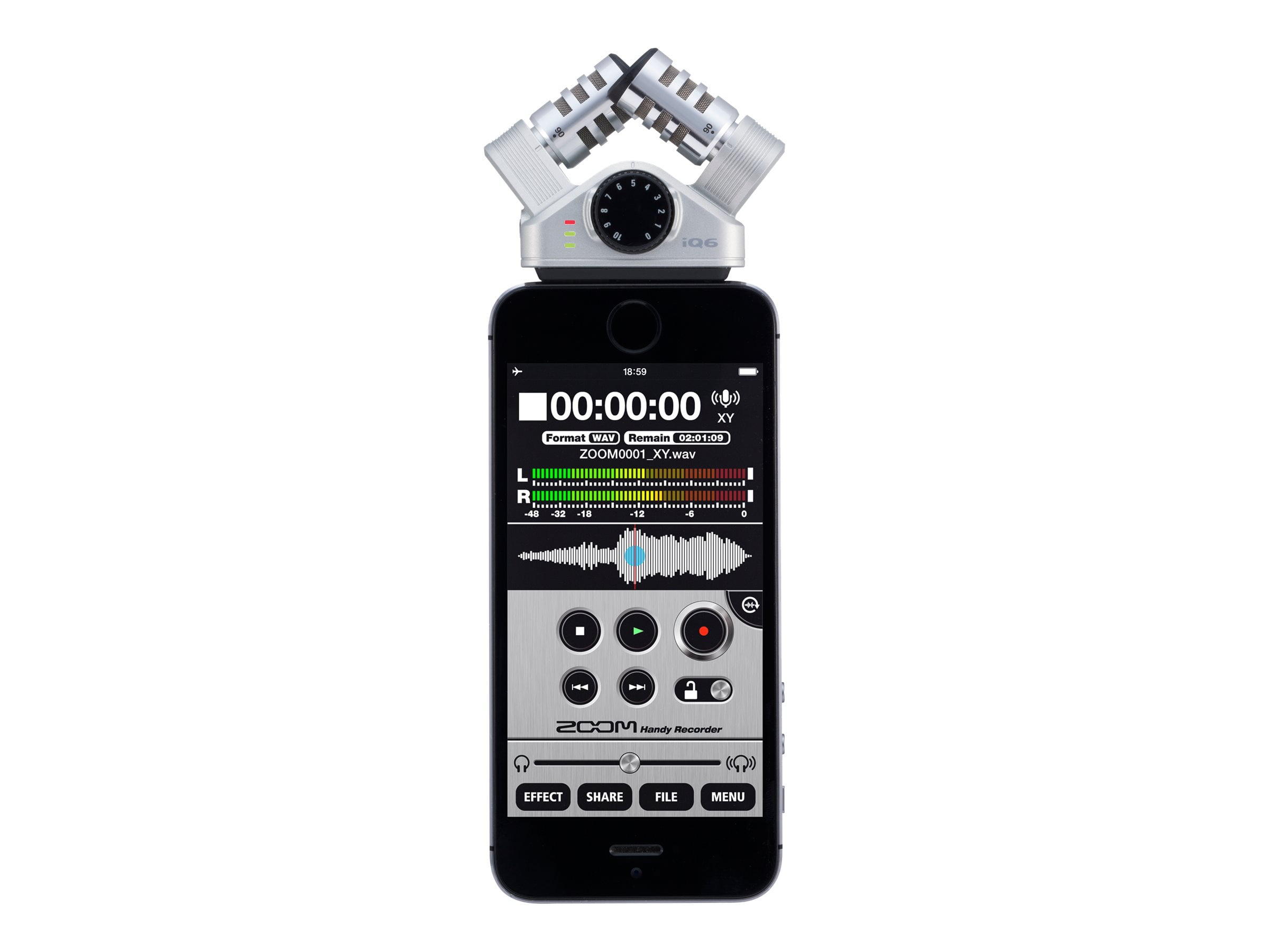 Zoom iQ6 - Microphone - for Apple iPad Air; iPad mini; iPad mini with ...