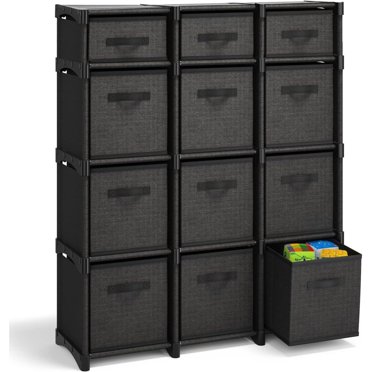Mainstays 11" 9-Cube Storage Organizer, Warm Walnut - Walmart.com