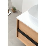Sintra 72" Whitewash Oak Wall Mount Bathroom Vanity - Walmart.com