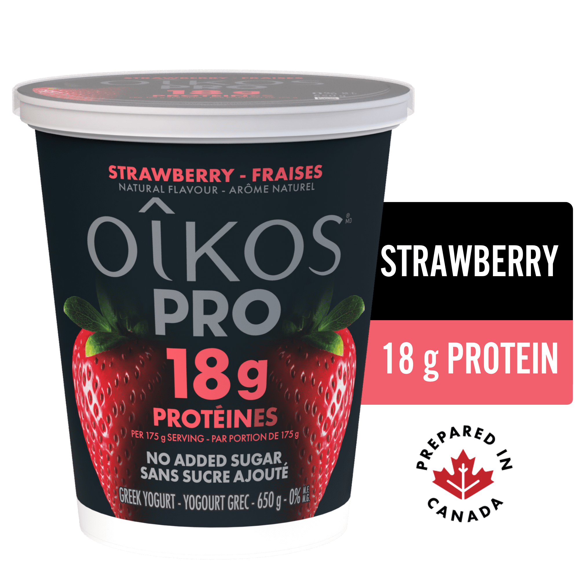 Oikos Pro Yogurt, Strawberry, High Protein - Walmart.ca