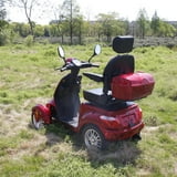 Xmatch 4-Wheel, 3-Speed Elderly Mobile Scooter, Adjustable Seat, Rear ...