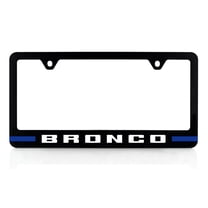Ford Bronco UV Printed Plastic License Plate Frame - Gray - Walmart.com