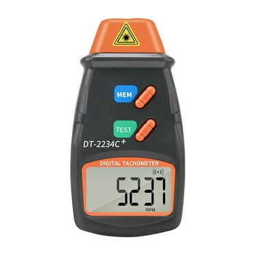 Digital Photo Laser Tachometer Non Contact Tach RPM Meter - Walmart.com