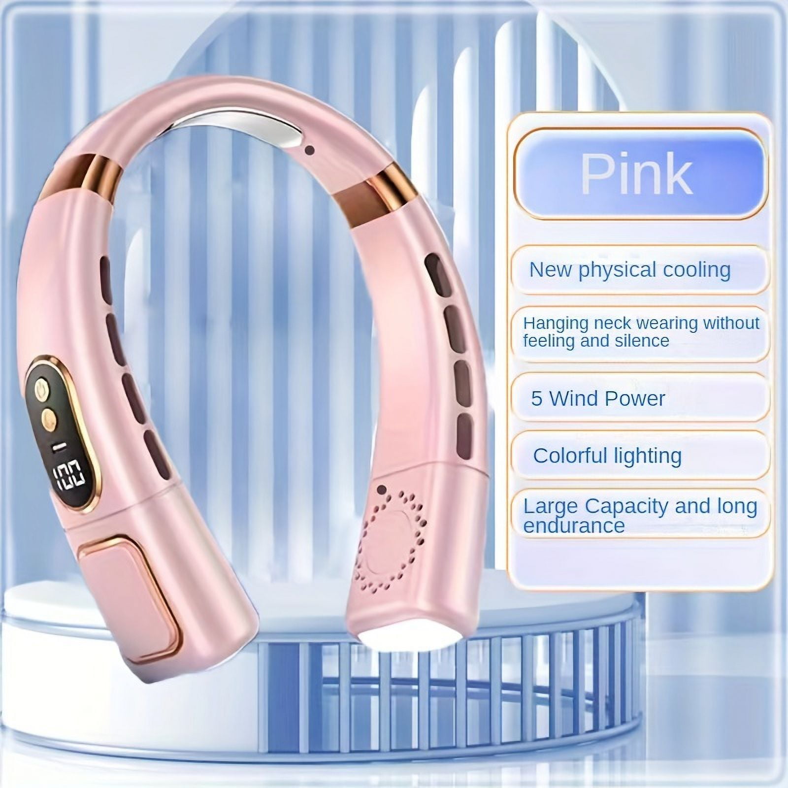 Click here for Grm 1pc  Usb Hanging Neck Fan  Air Conditioner Fan... prices