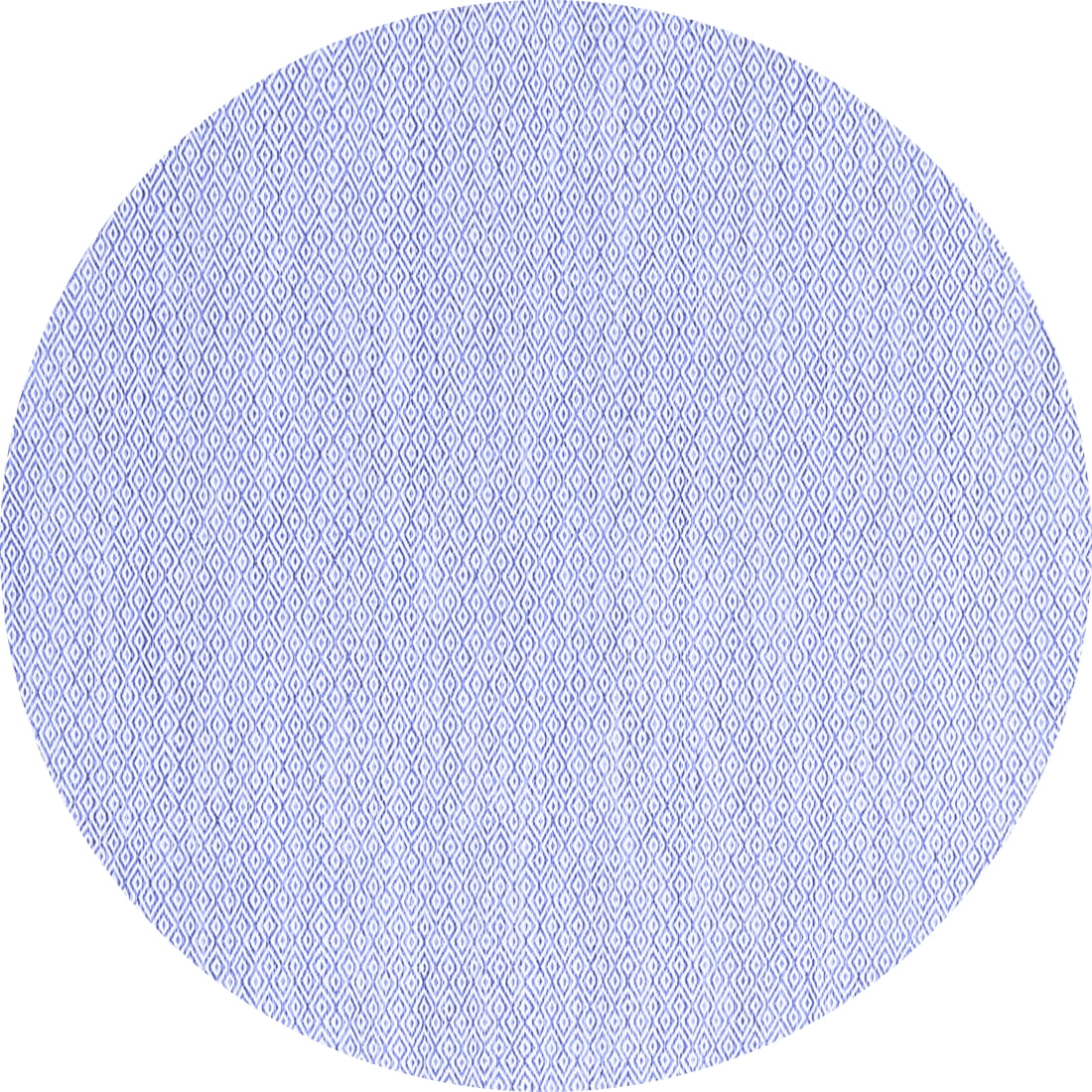 Ahgly Company Indoor Round Solid Blue Modern Area Rugs, 5' Round ...