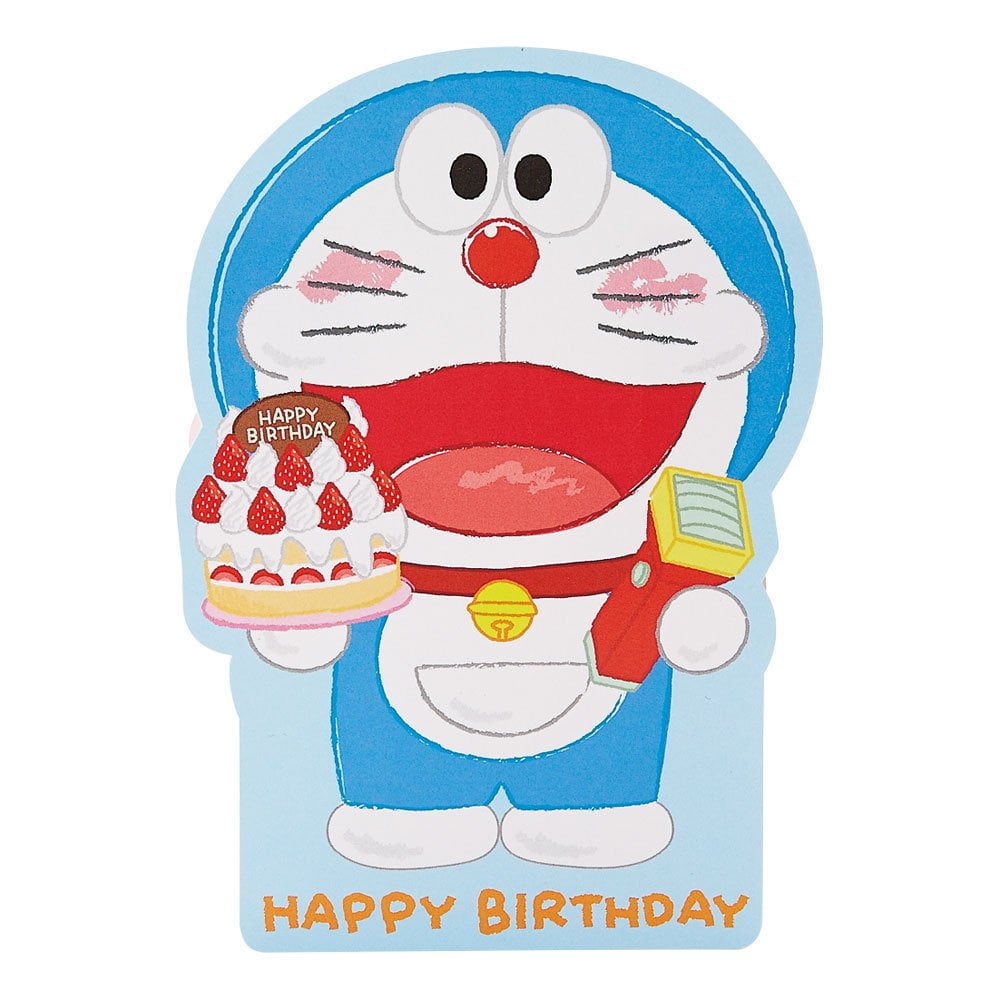 Doraemon Birthday Card