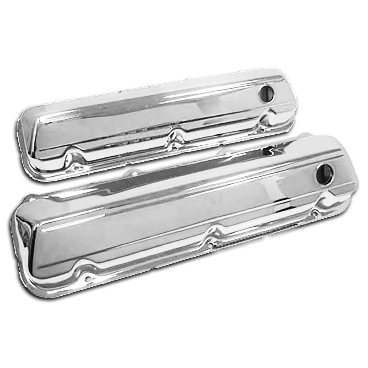Fits 1968-1997 Ford BB Big Block 429-460 Steel Valve Covers Chrome ...