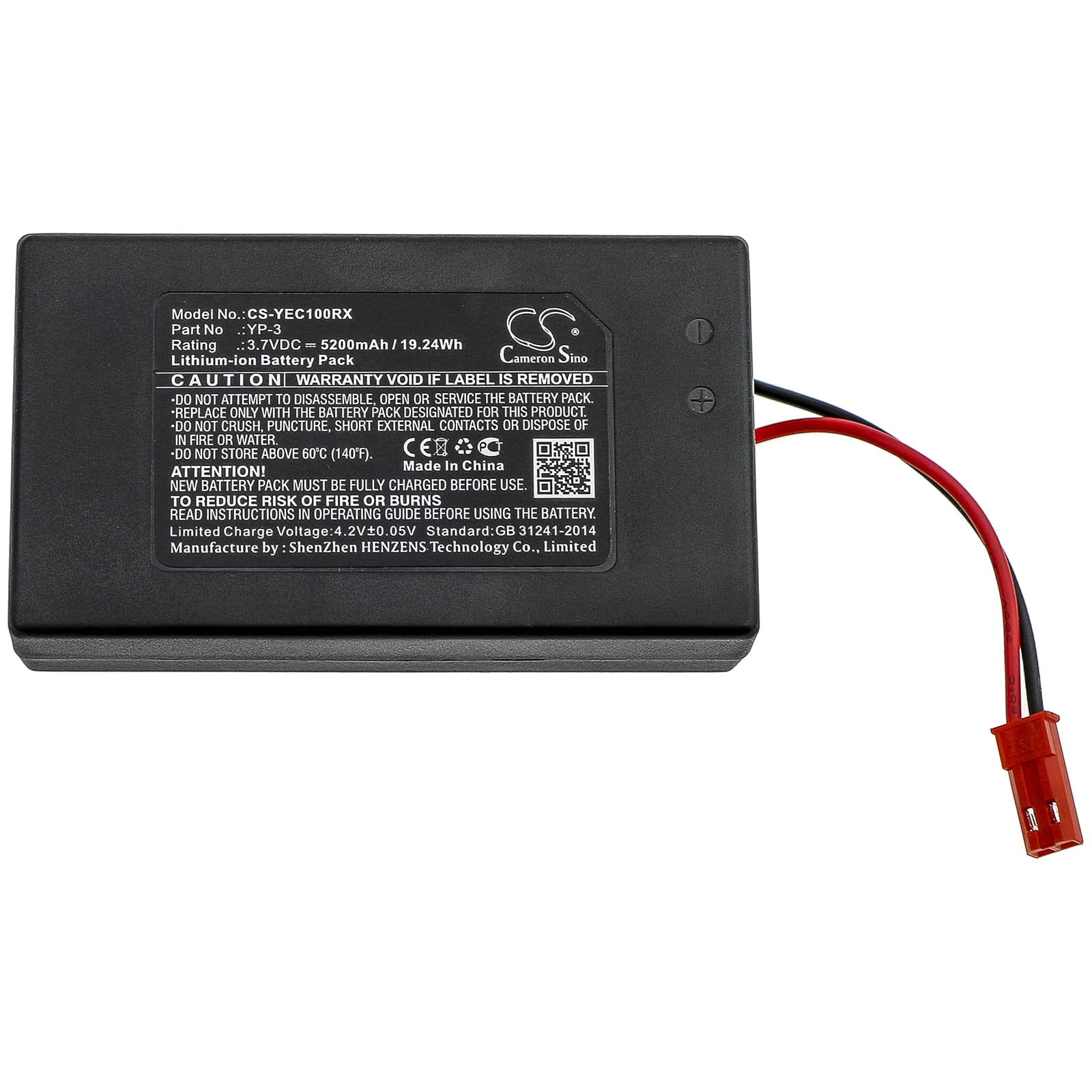 5200mAh YUNEEC YP-3 Battery for YP-3 Blade ST10+ Chroma Ground Station ...