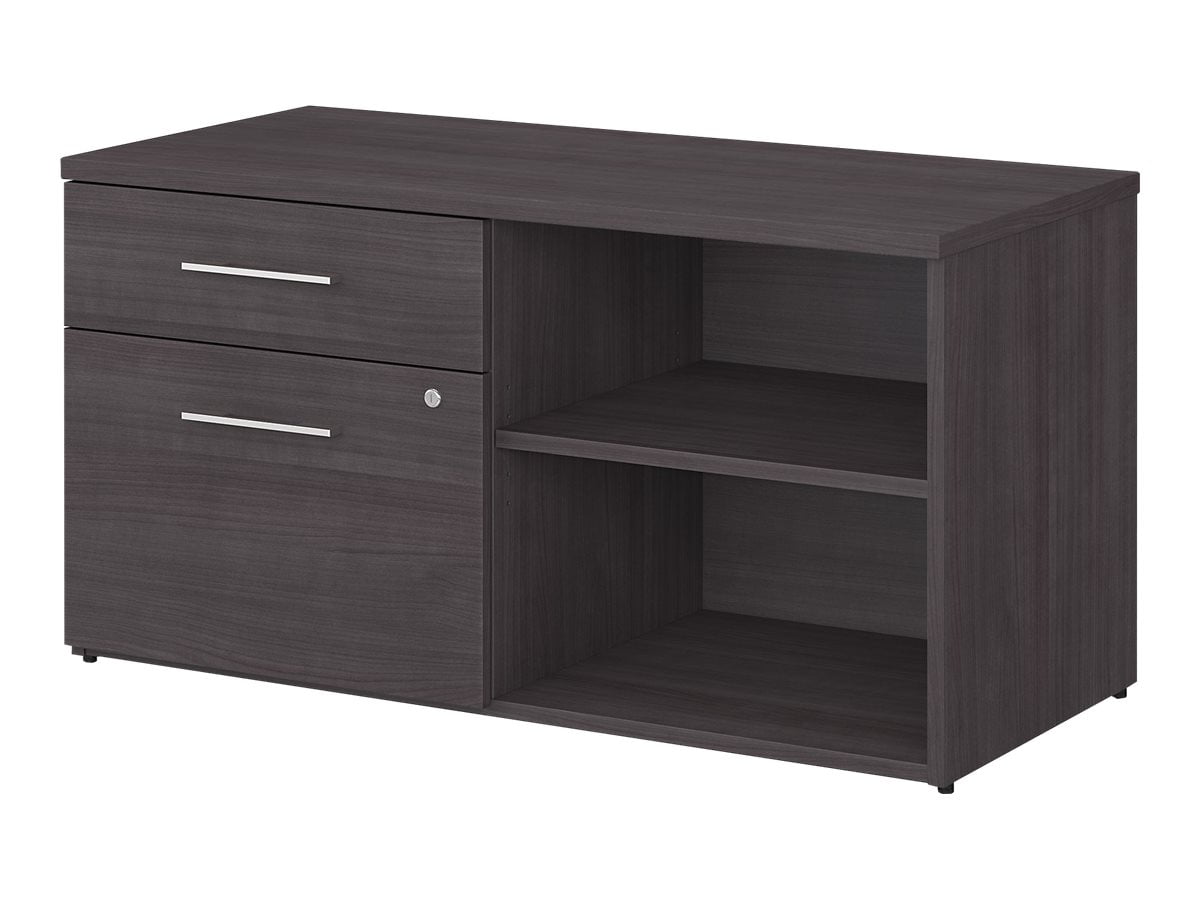 BBF Office 500 - Storage unit - 2 drawers - 2 shelves - wood composite ...