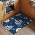 Area Rugs 2x3, Modern Marine Sailing Boat Clock Non Slip Washable Rug ...