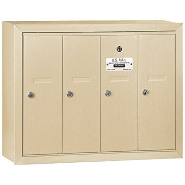 Salsbury Industries 3506ASU Vertical Mailbox - 6 Doors - Aluminum ...
