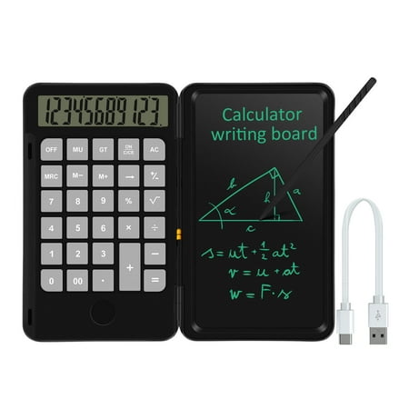Flip Calculator with LCD Doodle Board, 2-in-1 Innovative Design ...