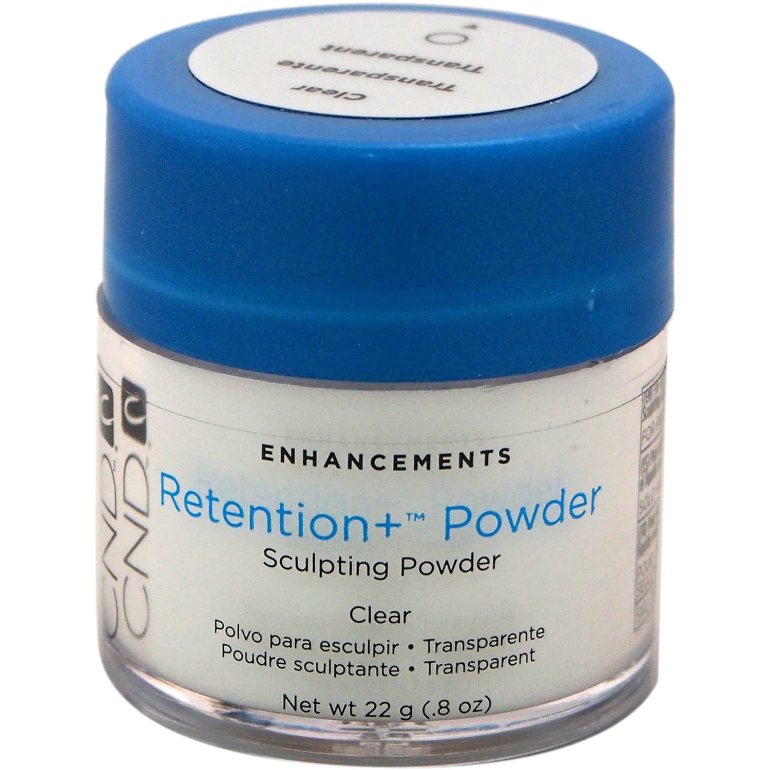 CND Retention+ Acrylic Nail Sculpting Powder, Clear, 0.8 Oz - Walmart.com
