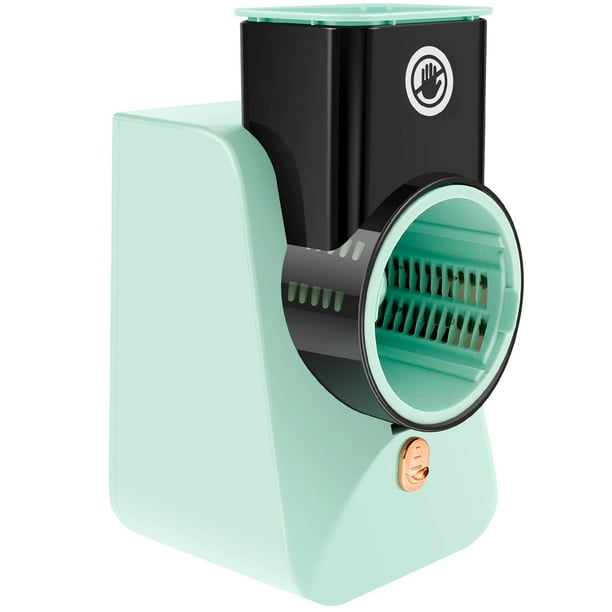 Electric Cheese Grater with 4 Attachments One-Touch Operation Automatic ...