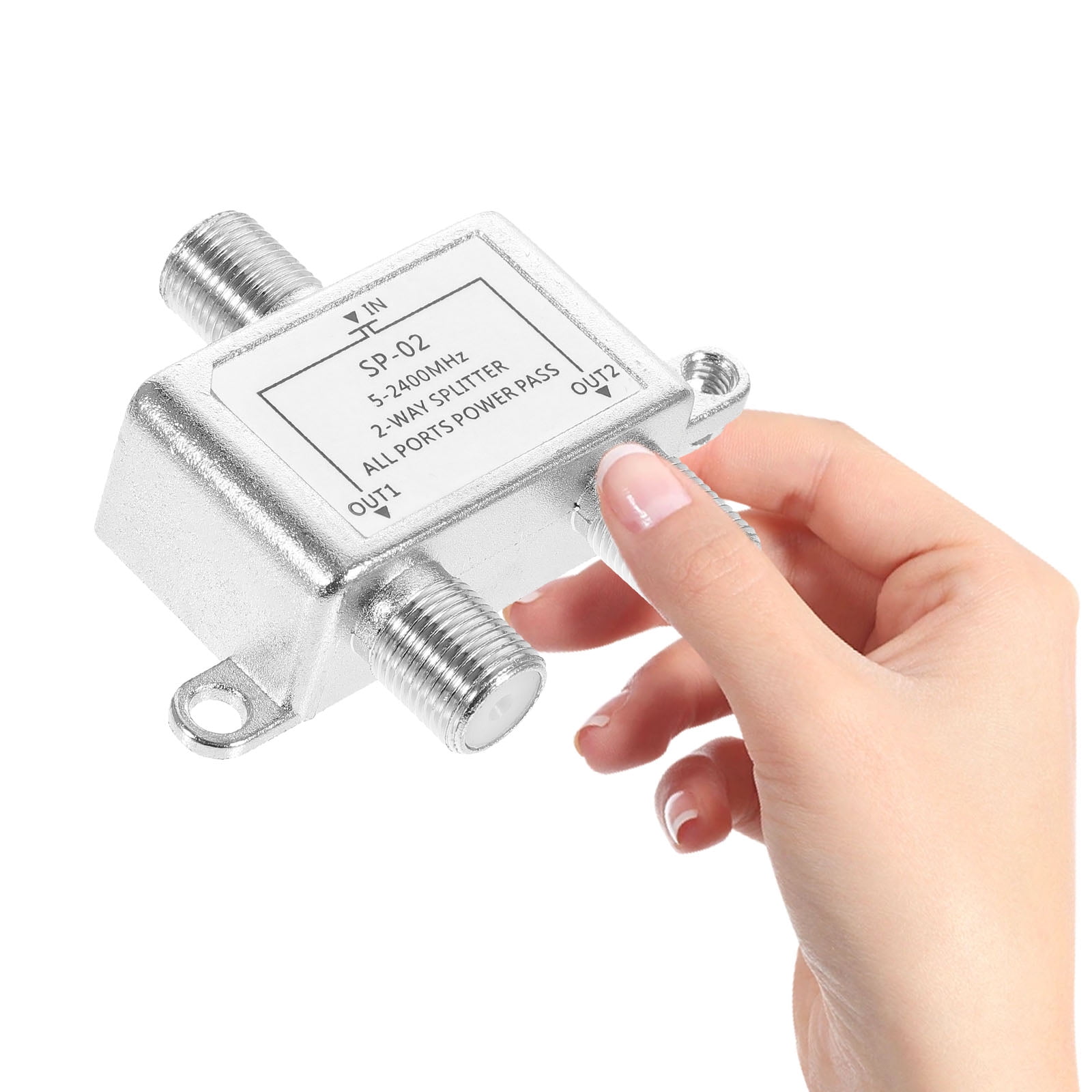 Click here for Raindrops 2 Way Cable Splitter For Tv Satellite Rg... prices