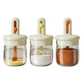 Djiypn Glass Salt Container | Storage | Pepper, Table Salts, Sugar ...