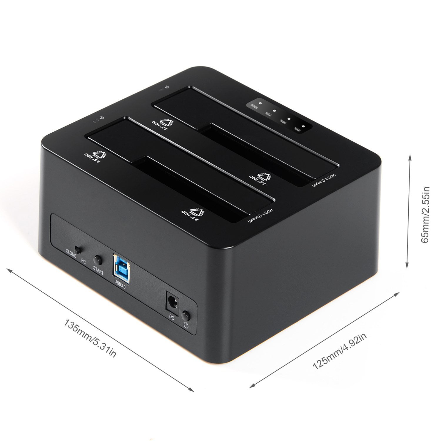 Buy Liztek Dual Bay SATA HDD Docking Station Duplicator/Cloner Online ...