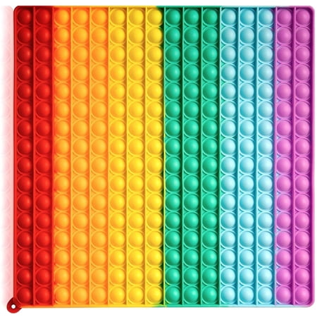256 Bubbles Jumbo Huge Rainbow Pop Pops Poppers it Sensory Fidget Toy ...