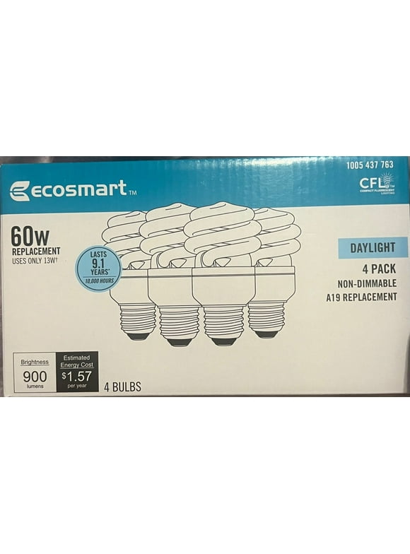 EcoSmart Light Bulbs in Shop Light Bulbs by Brand - Walmart.com