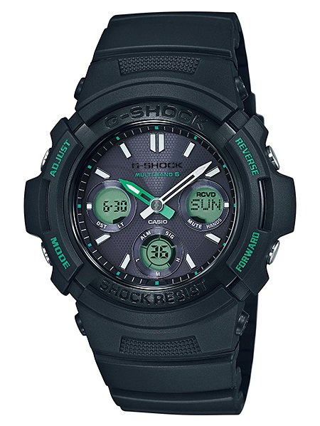 Casio - Casio Men's AWG-M100F-1C Tough Solar G-Shock Black Watch Free ...