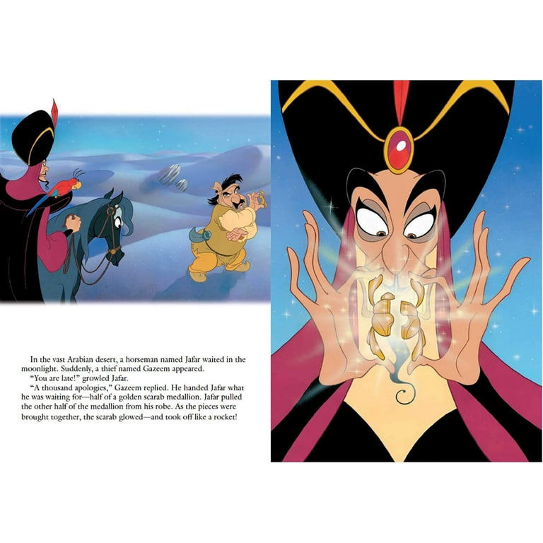 Aladdin Book Golden D