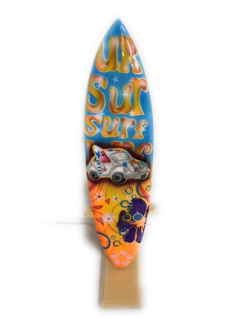 Surfboard w/ Stand 70's VW Bug Design 16" - Trophy | #lea04l40 ...