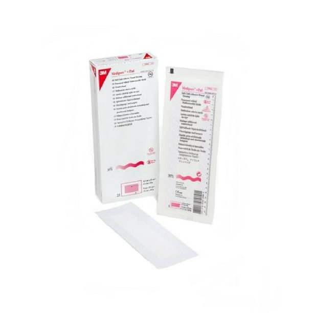 Medipore +Pad Soft Cloth Adhesive Wound Dressings, 3-1/2 x 10 Inch ...