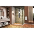 DreamLine Enigma-XT 34 1/2 in. D x 60 3/8 in. W x 76 in. H Fully Frameless Sliding Shower ...