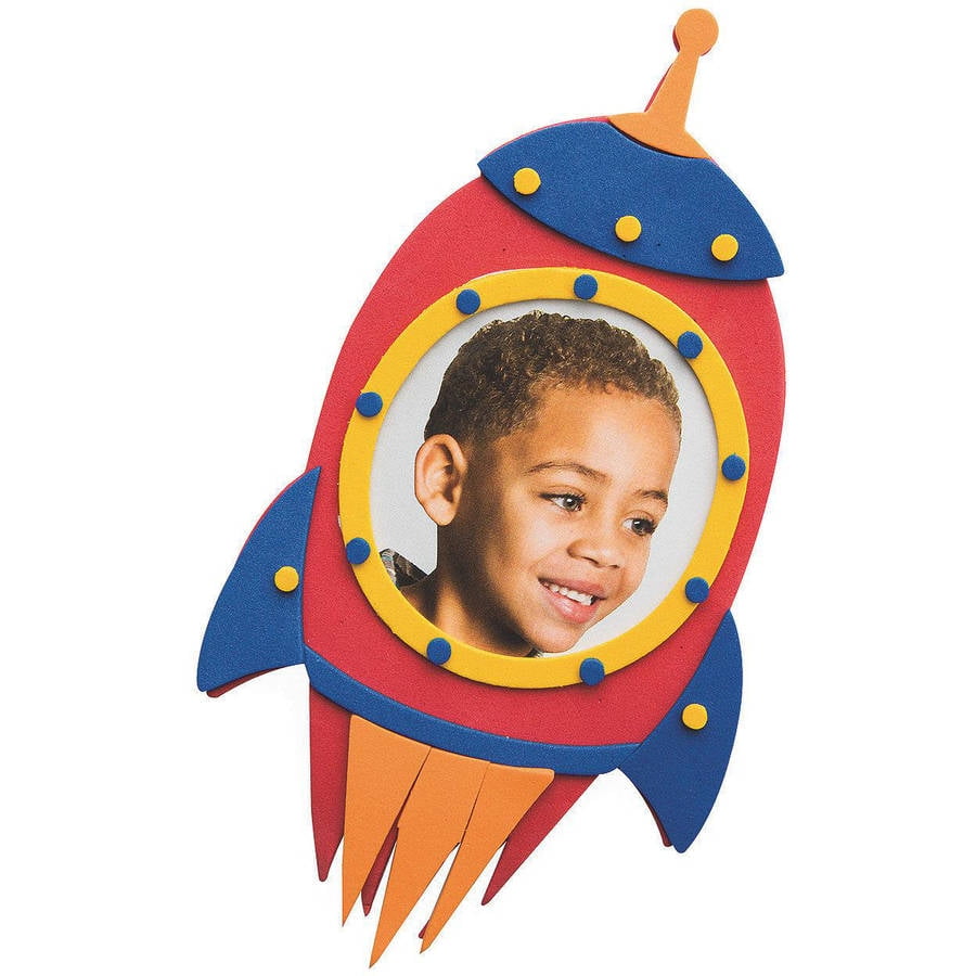 Blast Off Rocket Frame Craft Kit (Pack of 48) - Walmart.com