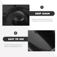 SWETRACE Hairdressing Ear Cover 6Pcs Black Soft Gelatinous Plastic Oval ...