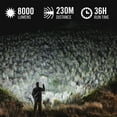 COAST XP40R Rechargeable LED Flashlight – 8000 Lumens, Dual Power ...
