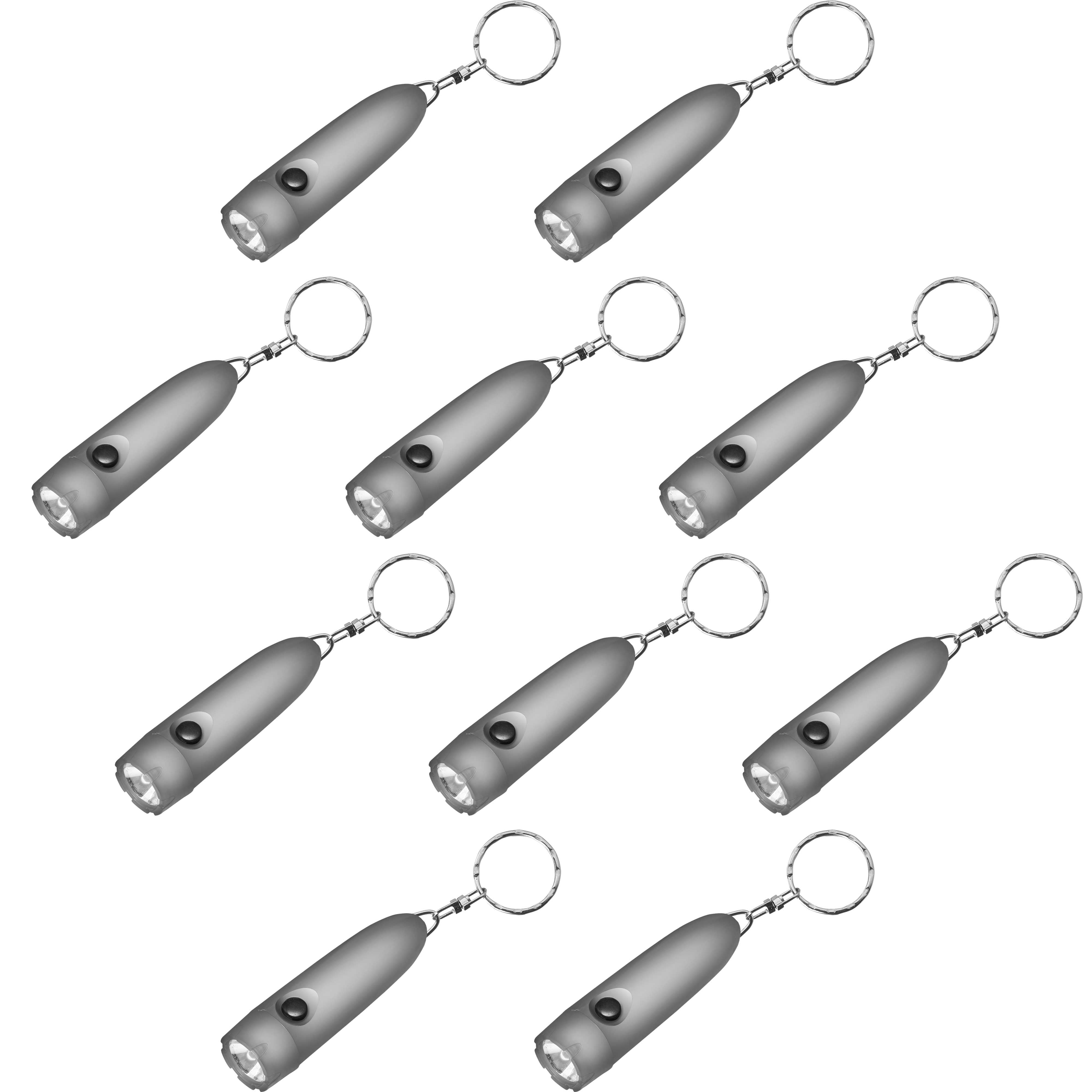 Mini Flashlight Keychains Set of 10, Bulk Pack - Perfect for Mountain ...