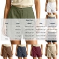 Cheytotty Women's Linen Shorts, High Waist Loose Straight Leg, Solid ...