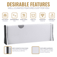 Rapturous Adjustable Drawer Divider, 4” Tall, Extends 11” - 17”, 4 Pack ...