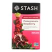 Stash Pomegranate Raspberry Green Tea with Matcha - 18 Tea Bags - Case ...