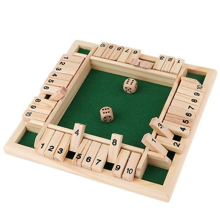 Number Board Game In French Shut The Box Board Games Toys Green ...