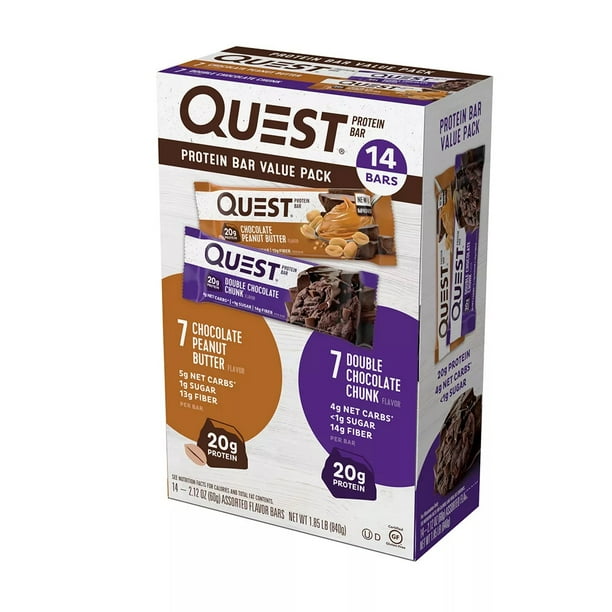 Quest Protein Bar 14 Count Variety Pack - Walmart.com