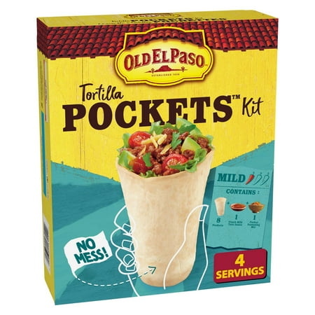 Old El Paso Tortilla Pockets Dinner Kit, 351 g, 8 ct pocket | Walmart ...