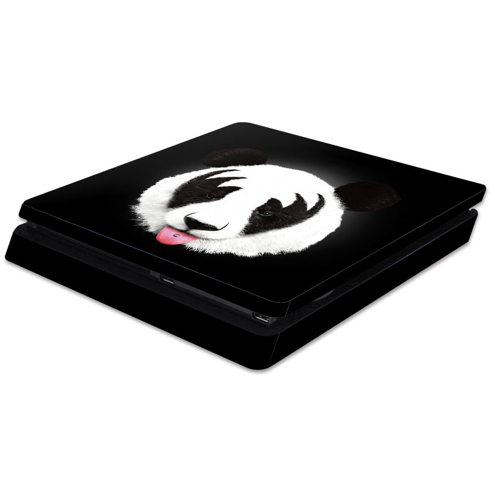 Skin Decal Wrap Compatible With Sony PS4 Slim Console Rock N Roll Panda ...