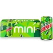 Pack of 2 - Mountain Dew Soda, Mini Cans, 7.5 Fl Oz (Pack Of 10 ...