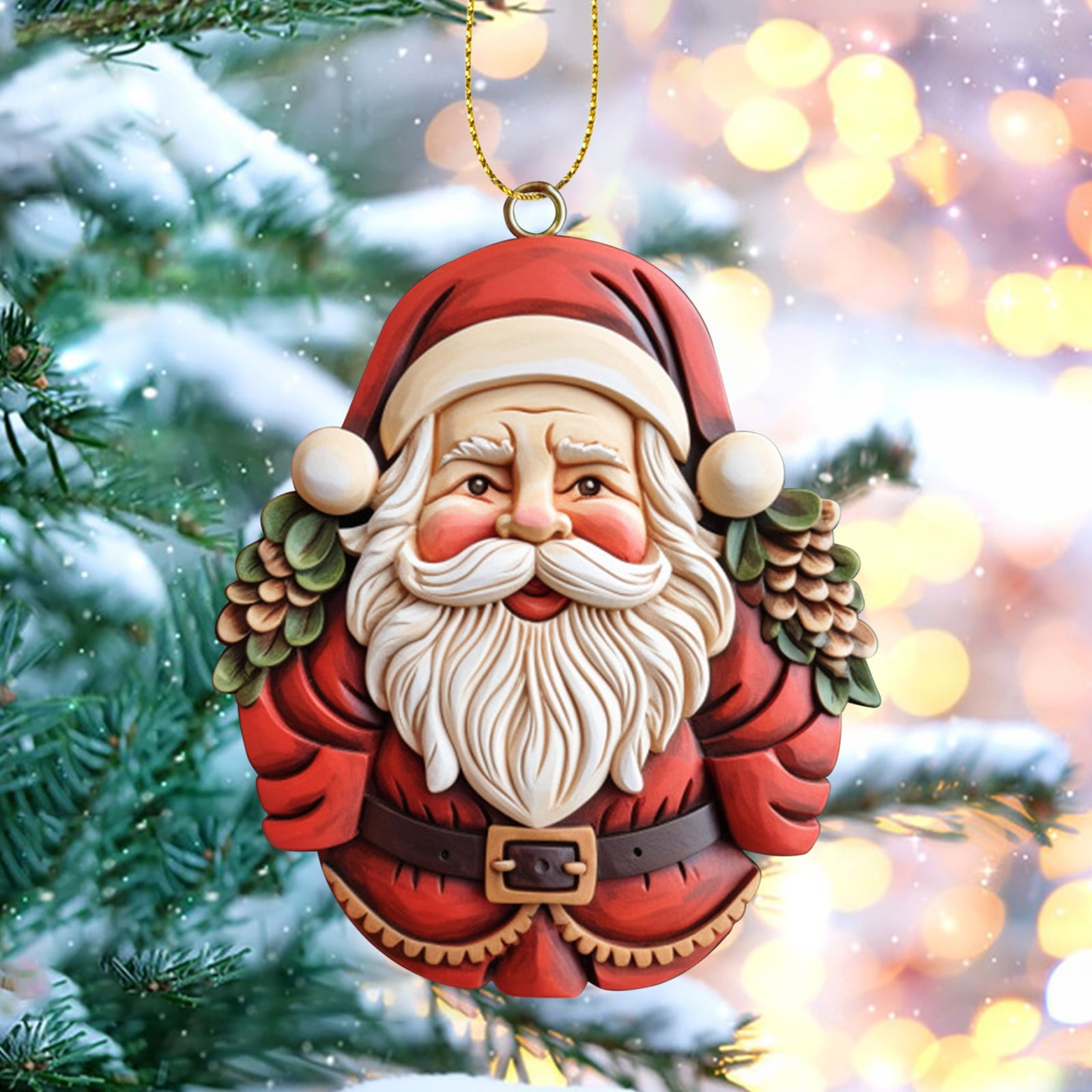 Click here for Fridja 3.15 Inch Vintage Santa Pendant  2024 New S... prices
