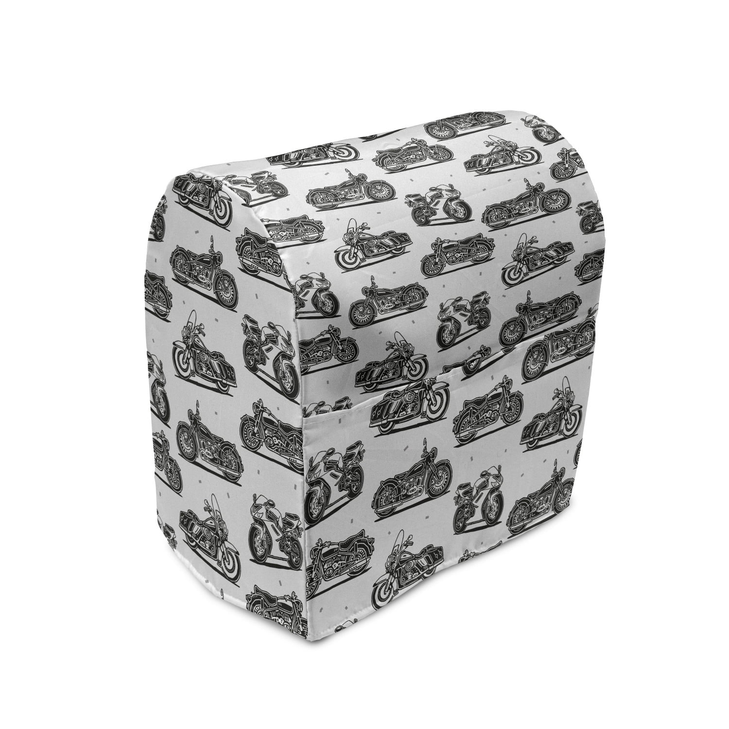 Motorcycle Stand Mixer Cover, Retro Motorcycle Drawings of Old ...