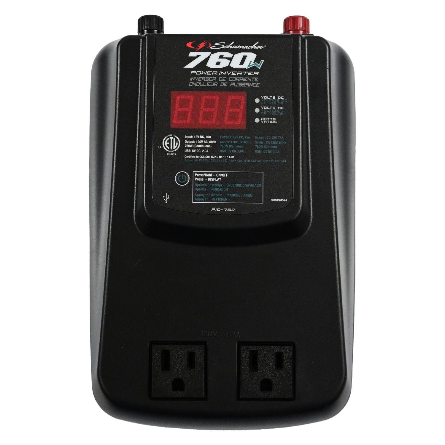 Click here for Schumacher Electric 760 Continuous Watts 1520 Peak... prices