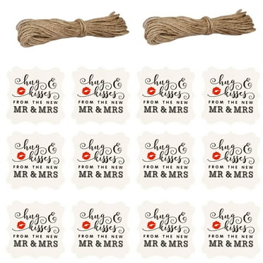 Riforla Gift Tags with String Kraft Paper Gift Tags Personalized Hang ...