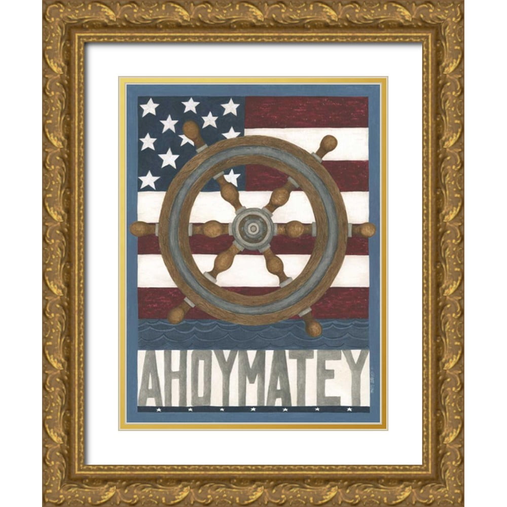 Shamp, Cindy 15x18 Gold Ornate Wood Framed with Double Matting Museum ...