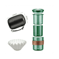 Portable 3-In-1 Hand Pour Coffee Pot Set Portable Filter Filter Cup ...