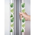 2 PCS Refrigerator Door Handle Covers, Palm Leaves Adjustable Kitchen ...