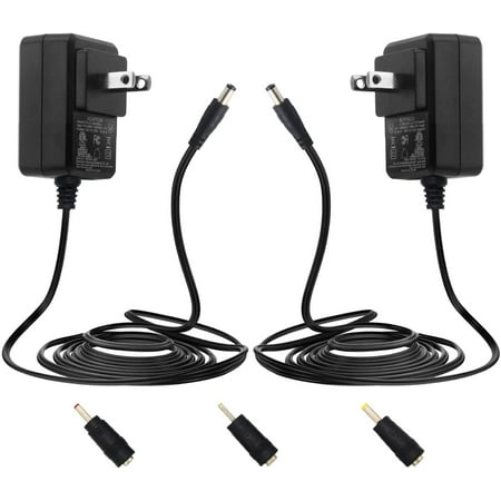 ANLINK New 2PACK 12V 1A/1000mA 12W Power Supply Adapter with 3PCS ...