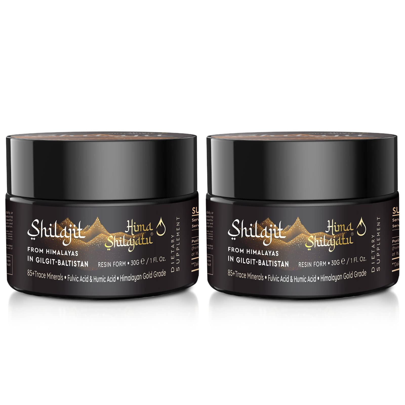 Resina de Shilajit Hima Shilajatu, grado dorado, 100% pura, 30 g x 2 ...