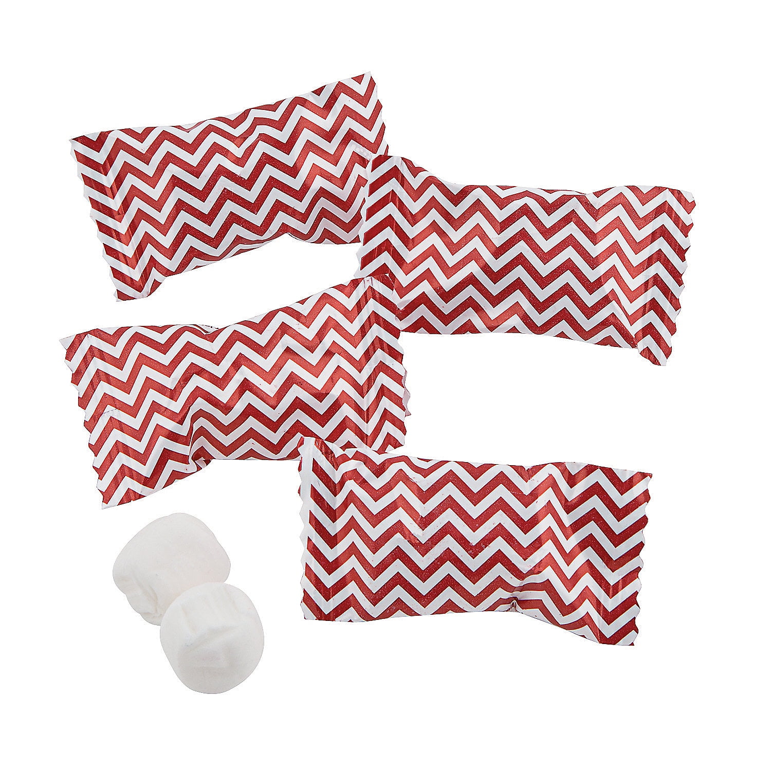 Red Chevron Buttermints - Edibles - 108 Pieces - Walmart.com
